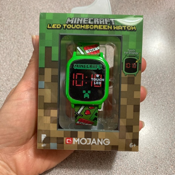 Accessories | Nwt Minecraft Led Touchscreen Watch | Poshmark